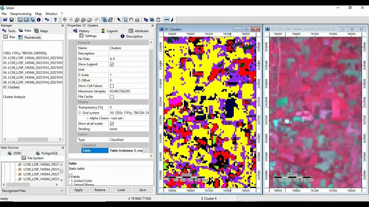 Unsupervised image classification in SAGA GIS - YouTube