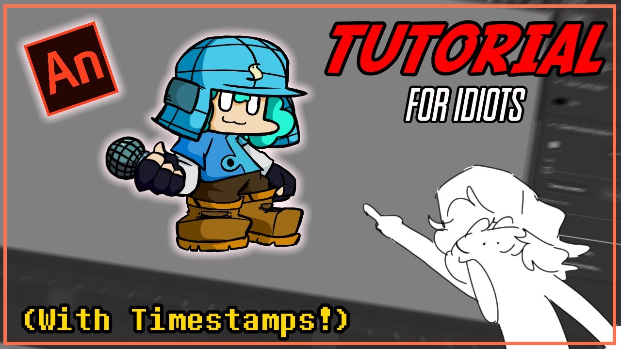 How to animate your FRIDAY NIGHT FUNKIN' Character w/ ADOBE ANIMATE ...