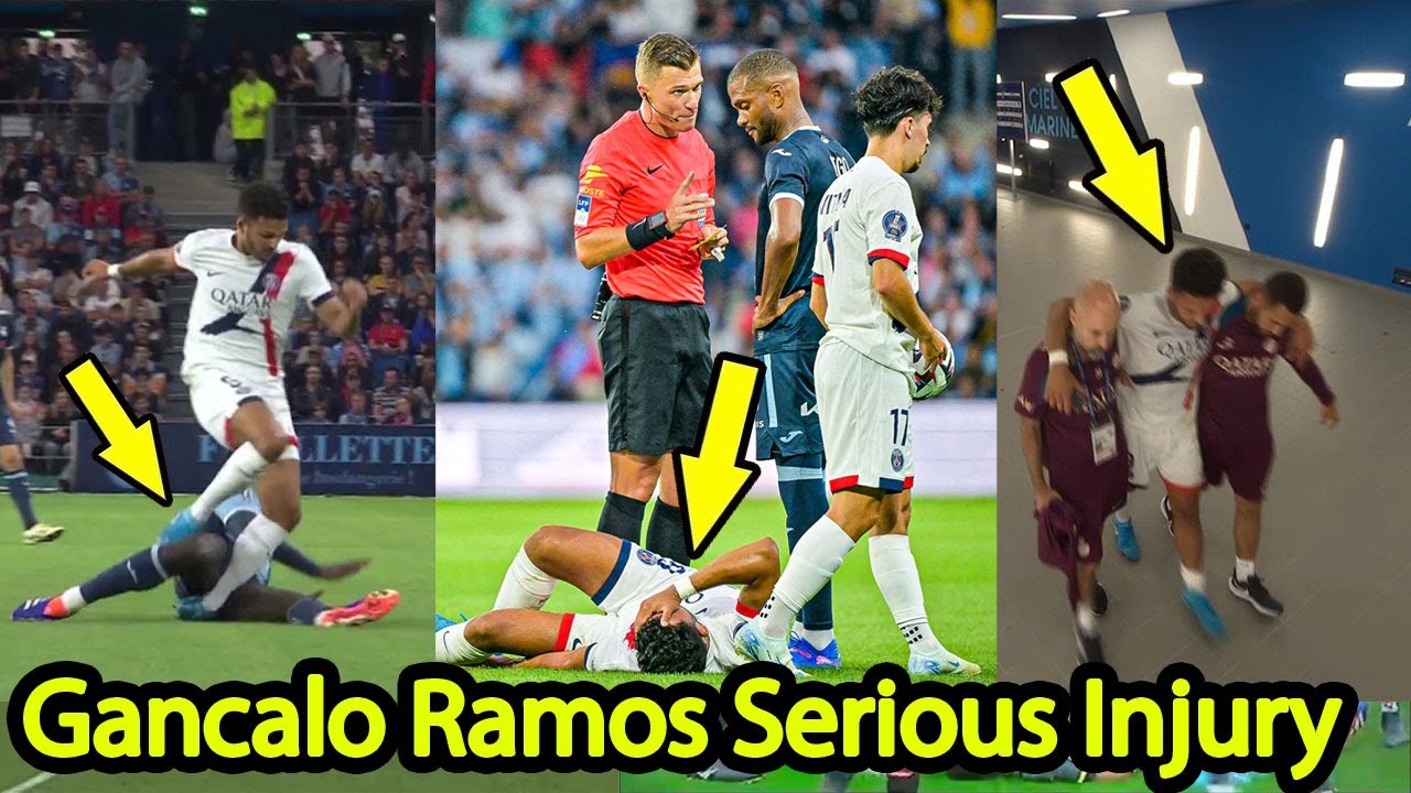 Goncalo Ramos Injury | Goncalo Ramos Suffers Serious Injury in PSG's Vs ...