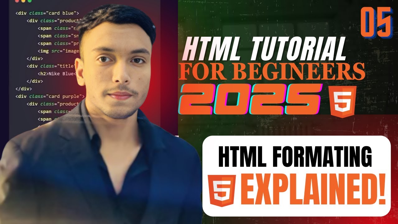 Tutorial 5 - HTML Text Formating Explained in Bangla | HTML & CSS Full ...