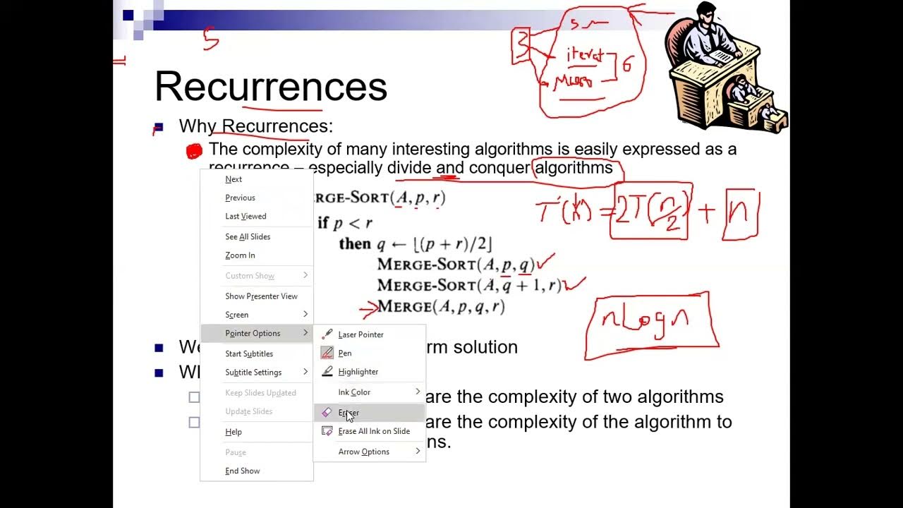 Algorithms - Solve Recurrence using Substitution Method 01 - YouTube