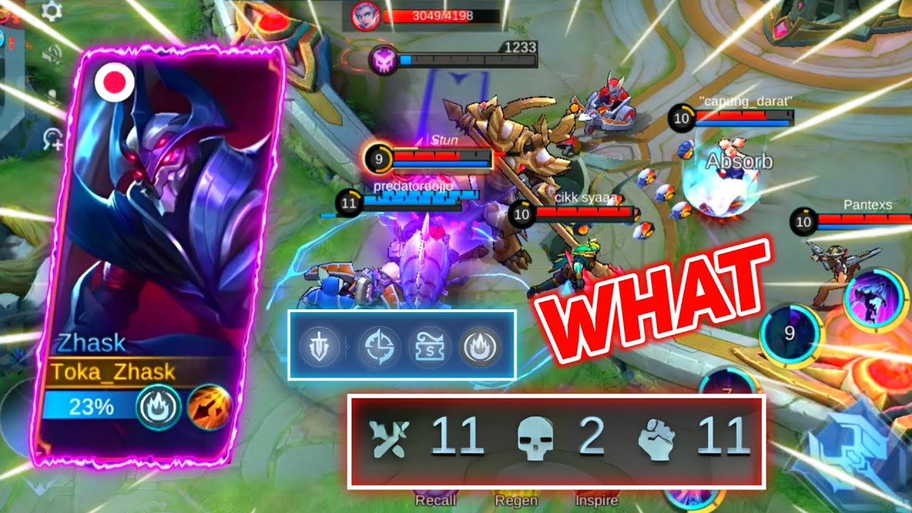 11 KILL BASIC COMMON EMBLEM DAMAGE NYA BERASA - ZHASK TOP 1 GLOBAL BEST ...