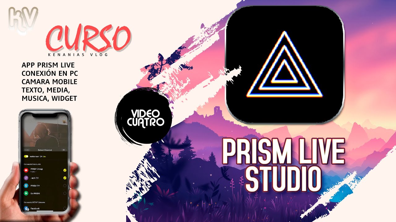 Prism Live Studio - Usando tu celular como cámara, App y conexión ...