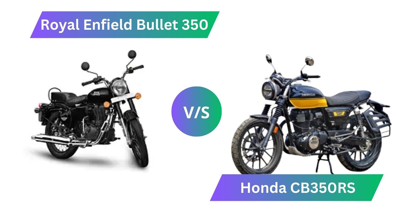 New Royal Enfield Bullet 350 vs Honda CB350RS: A bike comparison ...