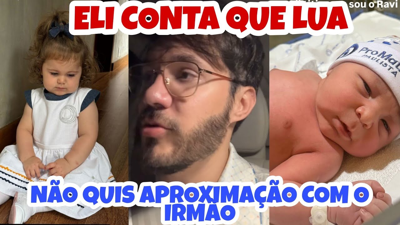 ️VIIH TUBE FICOU TRISTE SUA FILHA LUA NÃO QUIS CHEGAR PERTO DO IRMÃO ...