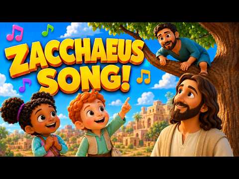 Zacchaeus Song 🎵 The Wee Little Man | Bible Worship Fun & Learning