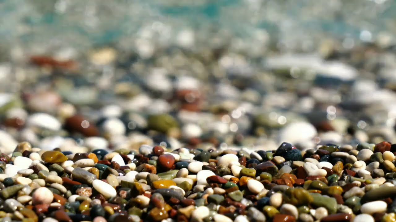 Amazing nature /beauty of outdoor/pebbles on the shore/Rocks on body of ...