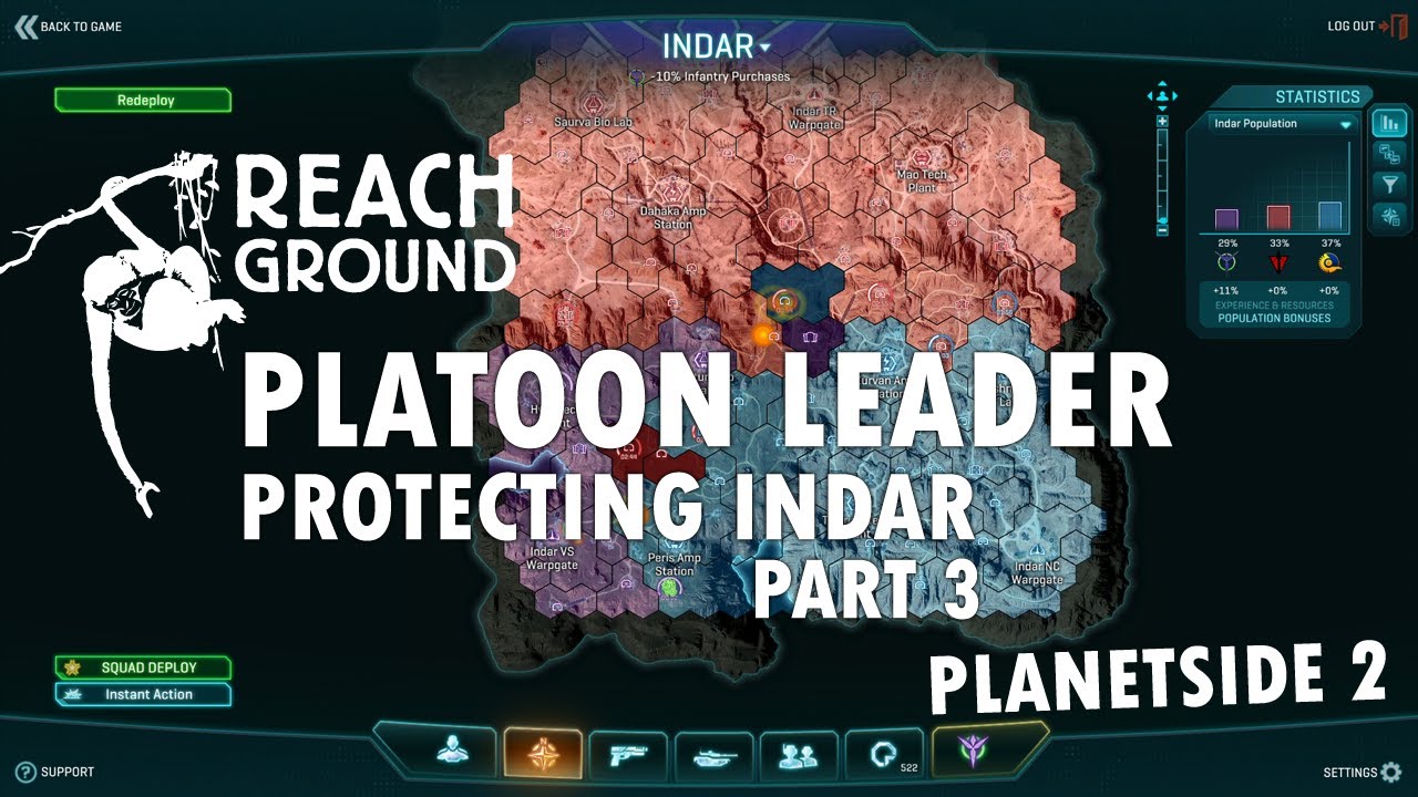 Planetside 2: Platoon Leader - Protecting Indar Part 3 - YouTube