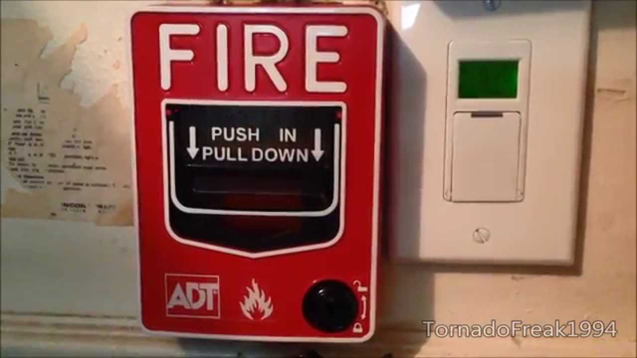 ADT BG12LX Pull Station - YouTube