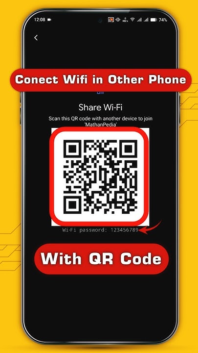 QR Code se WIFI kaise connect kare | How to Connect Wi-Fi to Another Phone by Scanning QR Code ...