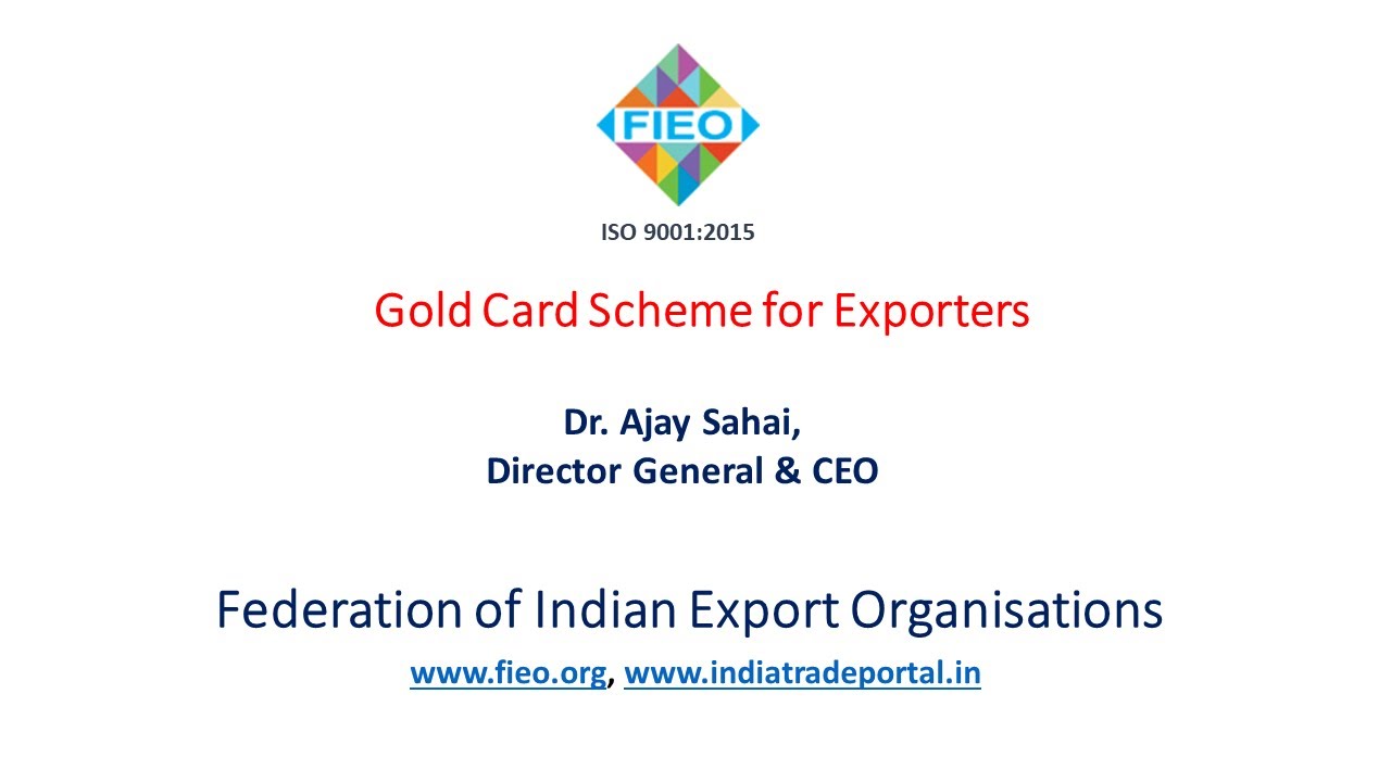 Gold Card Scheme for Exporters - YouTube