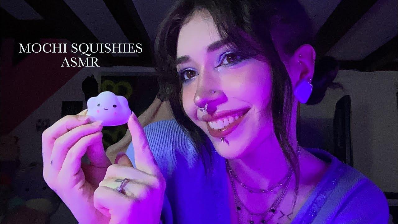 Mochi Squishies ASMR | Fidget Toys, Whispering, Rambling, Hand Sounds ...