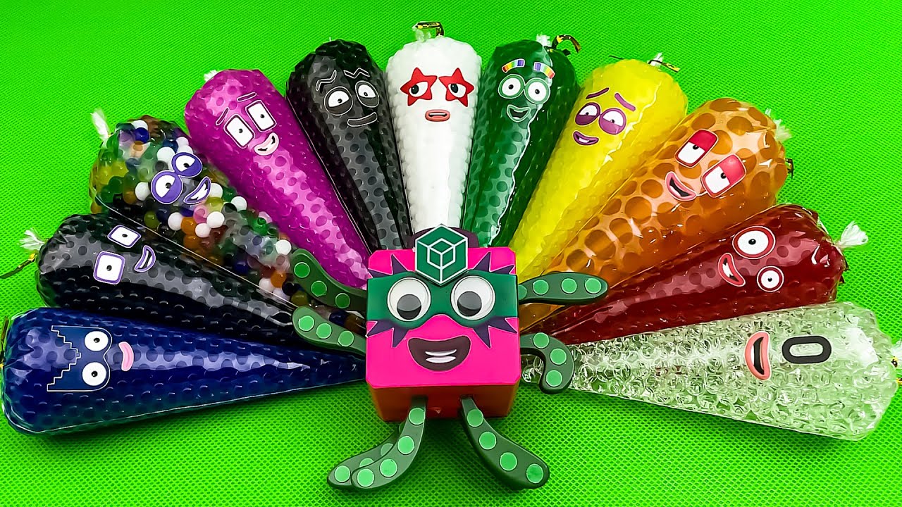 Numberblocks - Looking Orbeez With Piping Bags Coloring! ASMR - YouTube