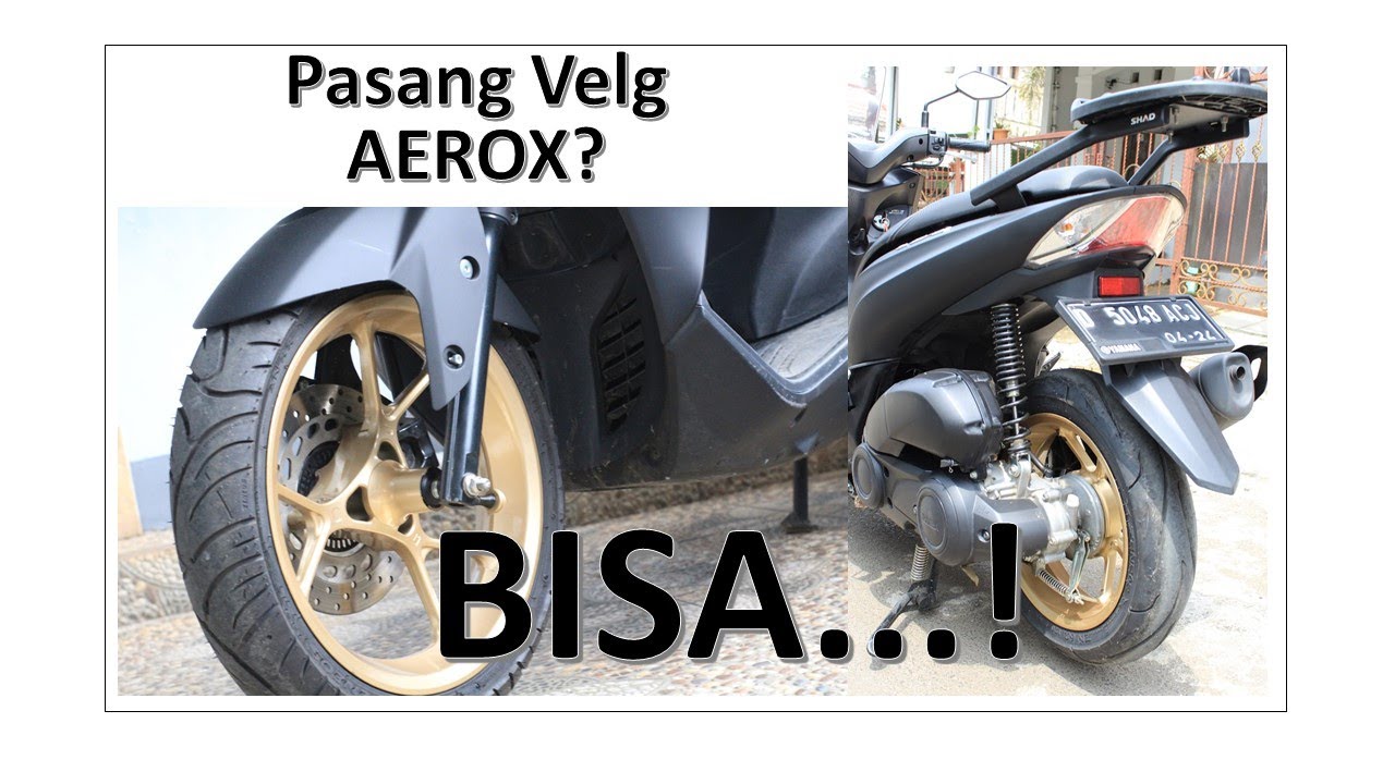REVIEW MODIFIKASI SIMPLE YAMAHA LEXI DAN PASANG VELG AEROX 155 BESERTA ...