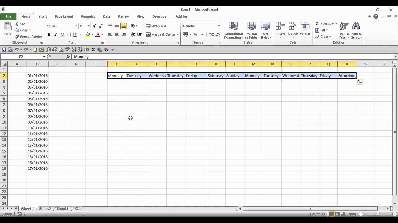 Autofill Cells In Excel YouTube Autofill Cells In Excel YouTube