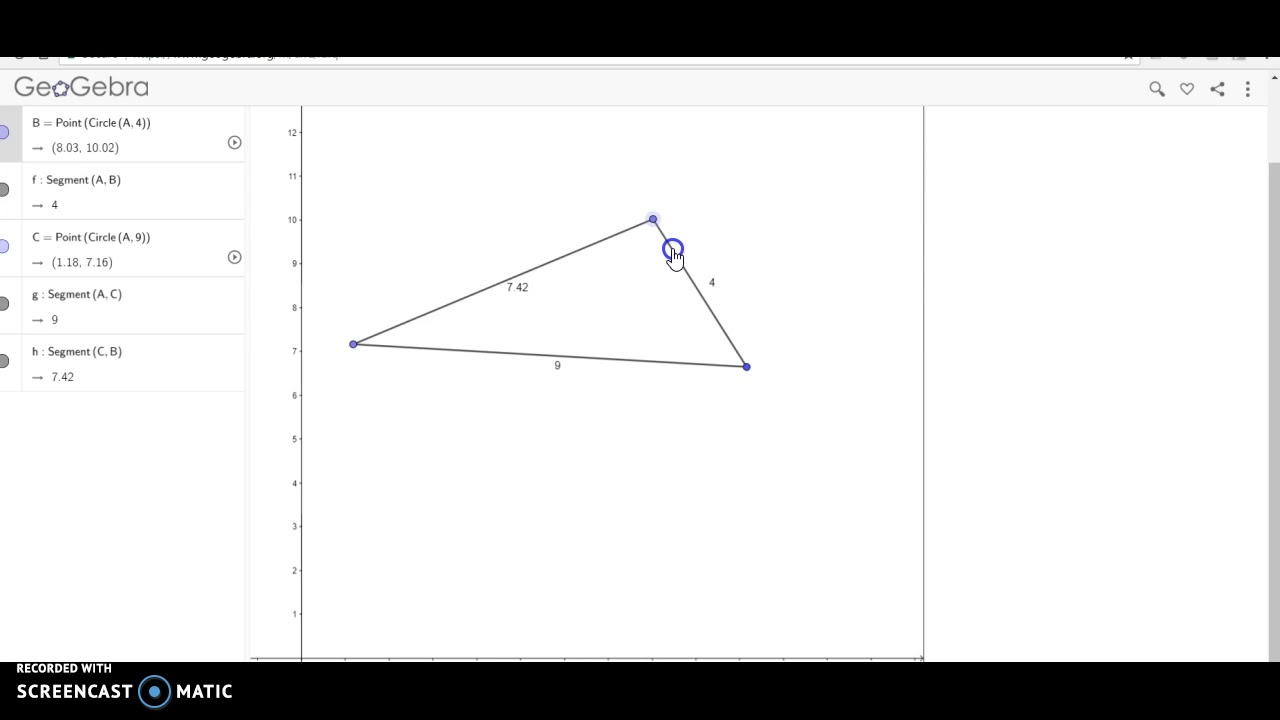 Range of the Third Side of a Triangle - YouTube