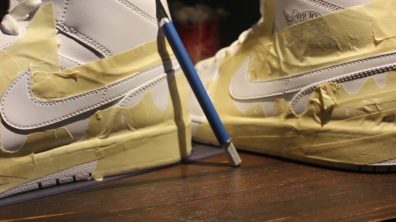 CUSTOM Air Jordan "Tropical Drip" Customization Timelapse - YouTube