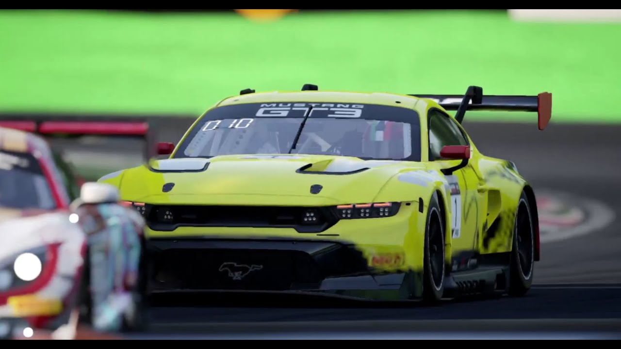 GT World Challenge race: 2023 Mustang GT3 at Monza (Multi-View starts ...