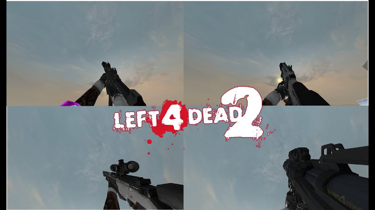 Left 4 Dead 2 Weapon Showcase : DE:HR All Weapons #review - YouTube