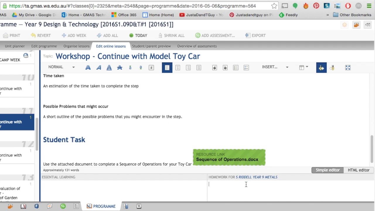 Adding a Lesson to SEQTA - YouTube