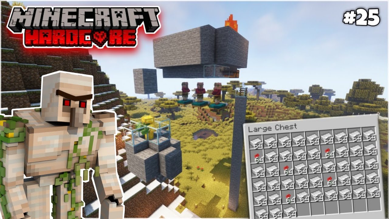 Mon Incroyable Ferme À Fer Minecraft Survie Hardcore 25 Youtube