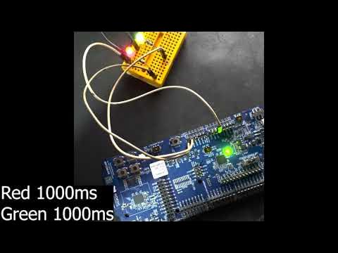 Using nRF5340 ZephyrOS to blink multiple LEDs - YouTube