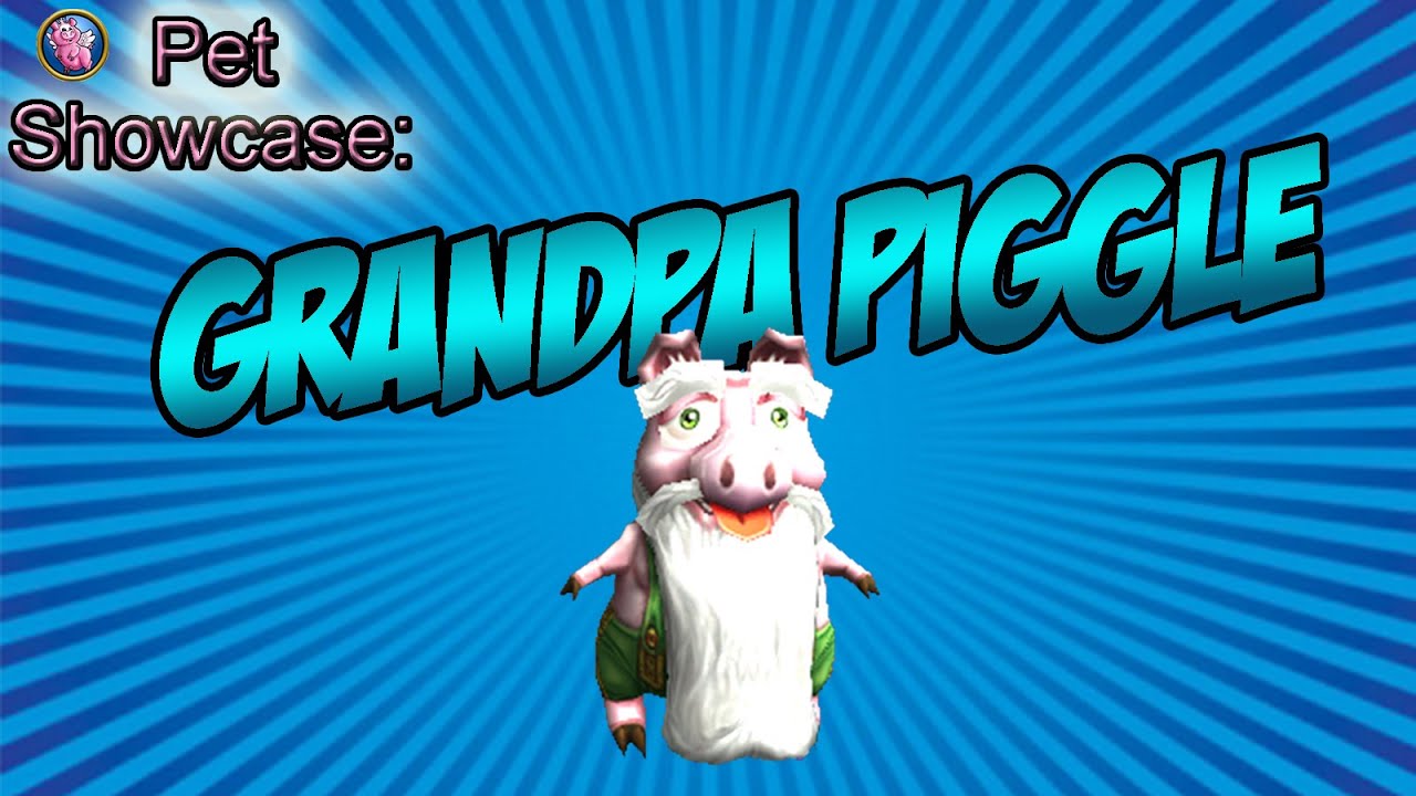 Wizard101 Pet Showcase: Grandpa Piggle - YouTube