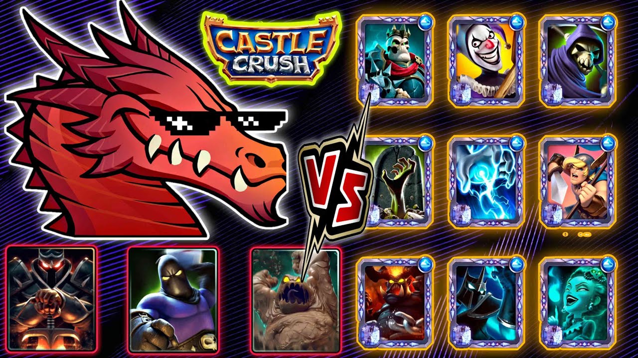 castle crush 🔥 legend DRAGON with others 🆚 all cards 🔥 castle crush ...