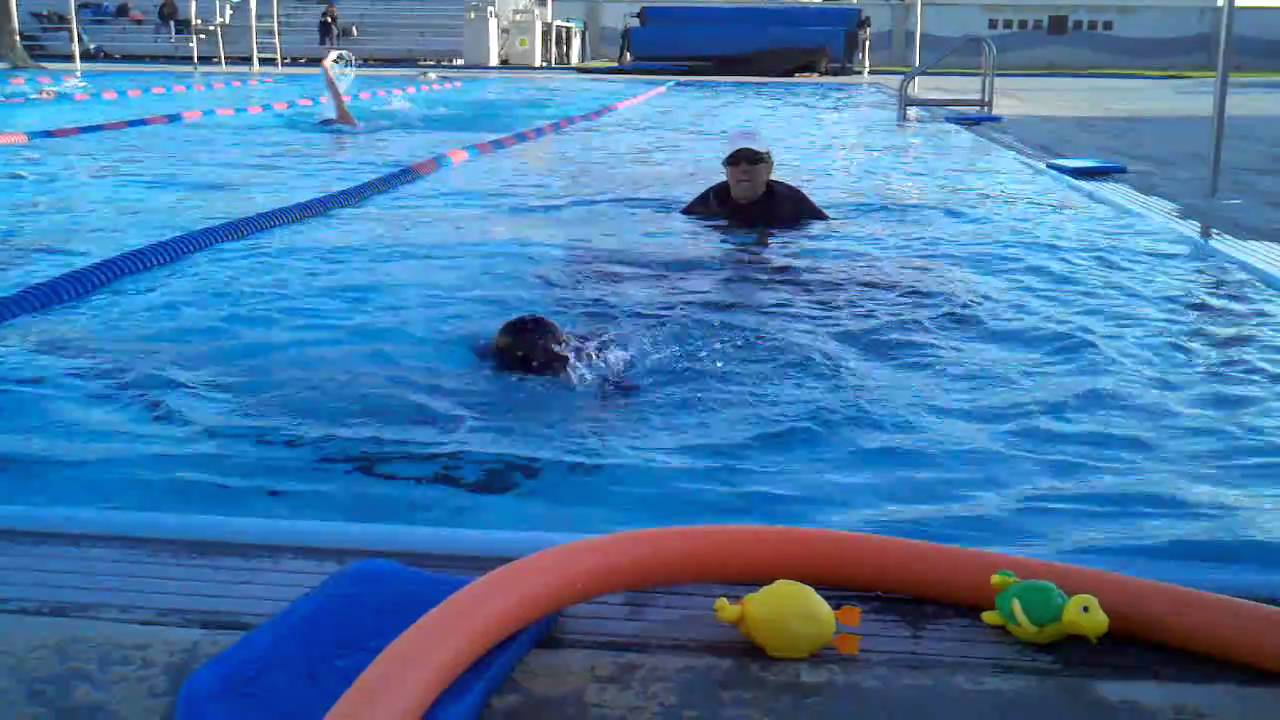 Myles Swim Lesson 3/1/11 - YouTube