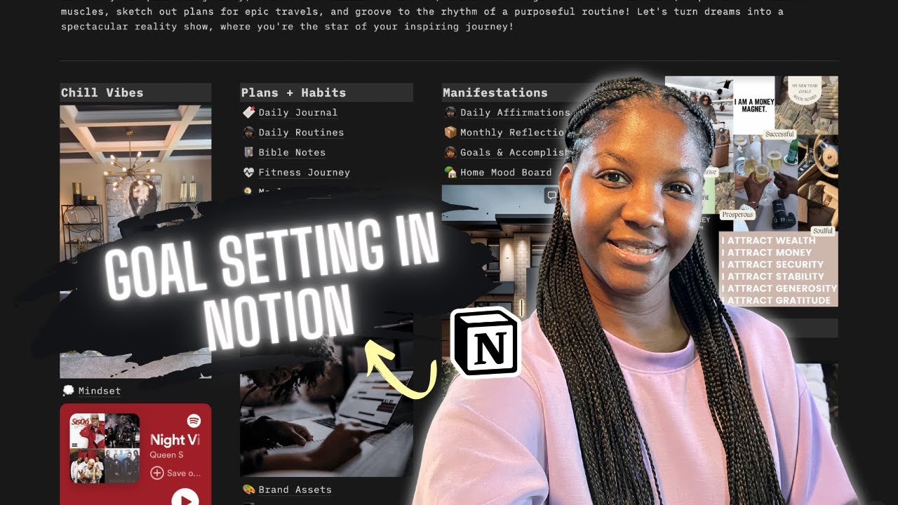 My Notion Set Up For Organizing My Life Goals And My 12 Week Year Quarterly Goals Notiontour