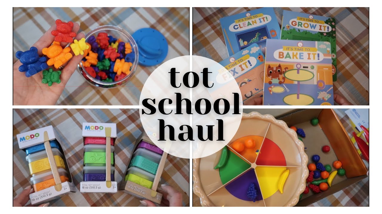 TOT SCHOOL LEARNING HAUL || BOOKS, WORKBOOKS, AND GAMES FOR MY TODDLER ...