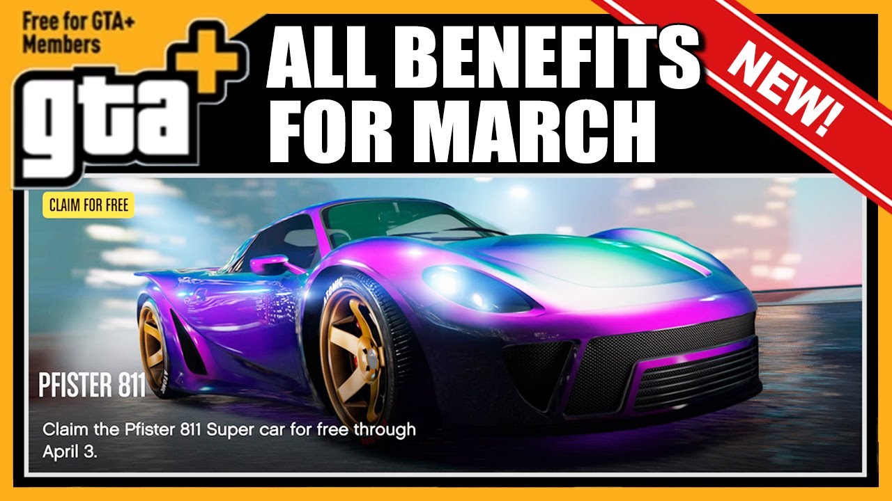 All New Benefits GTA Plus Members *GTA+ Updates March* | GTA 5 Online ...