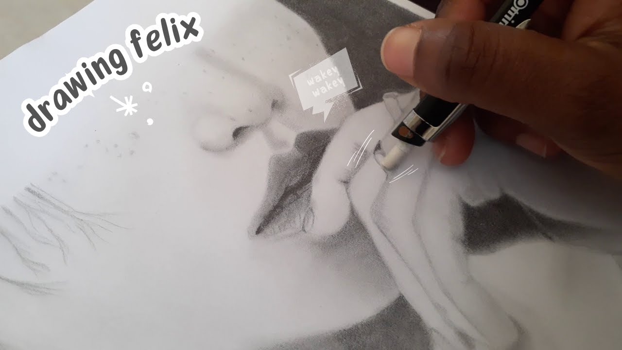 Chill with me | Drawing Stray Kids Felix - YouTube