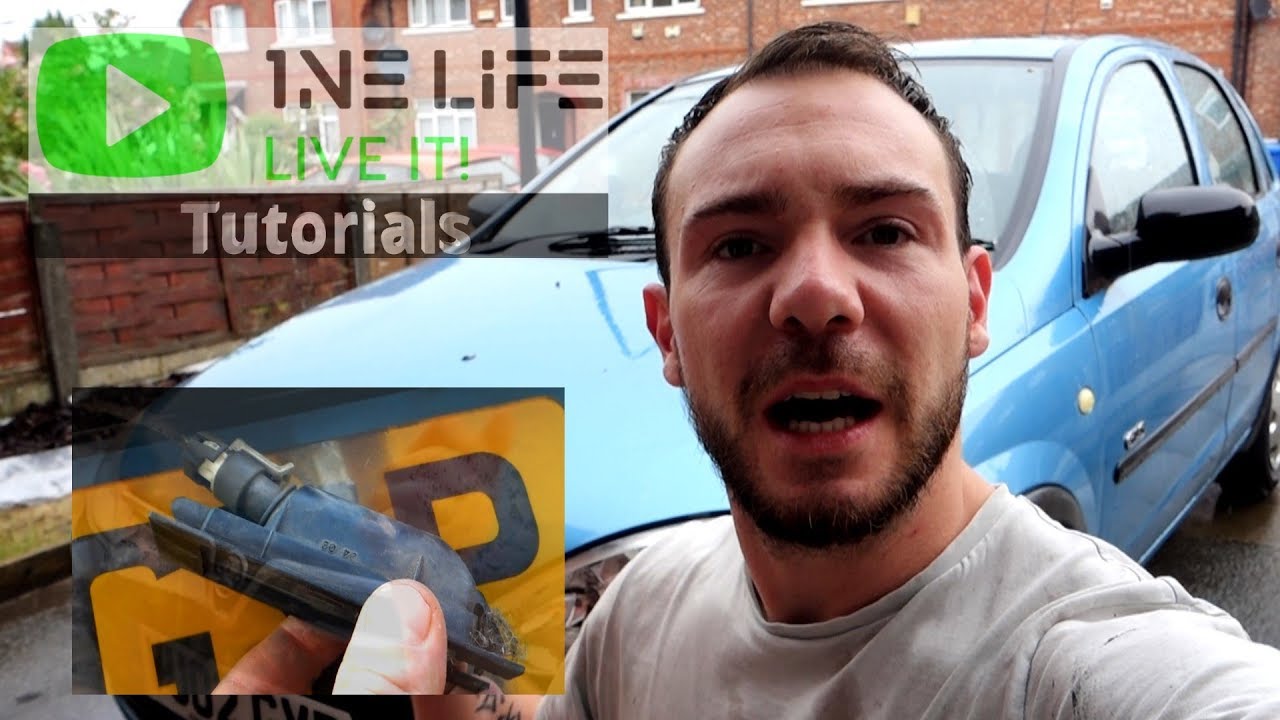 Vauxhall Opel Corsa C How To Remove And Change Number Plate Light vauxhall-opel-corsa-c-how-to-remove-and-change-number-plate-light