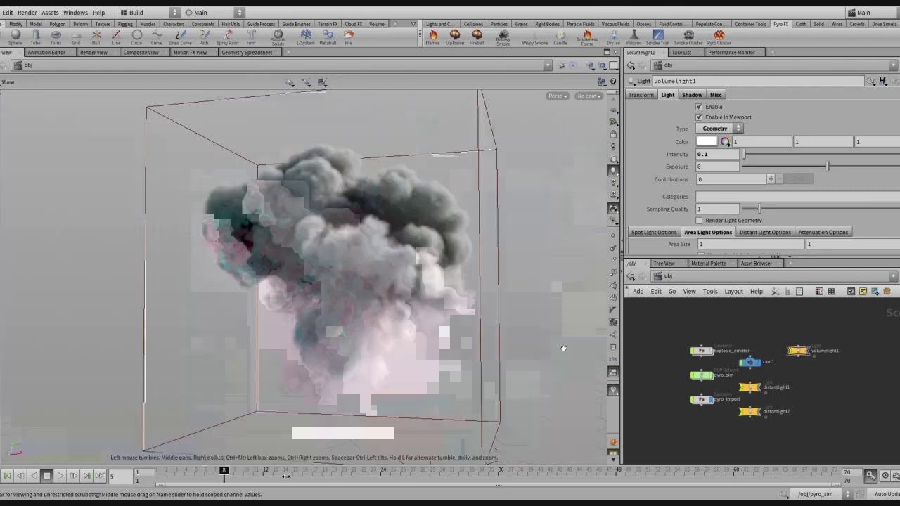 HOUDINI PYRO - YouTube