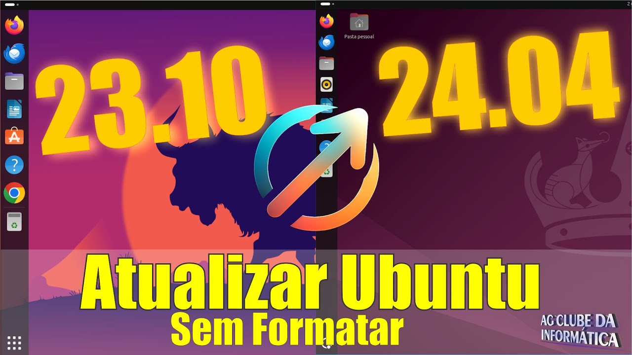 Como Atualizar Ubuntu 23.10 para Ubuntu 24.04 LTS - Sem Formatar - YouTube
