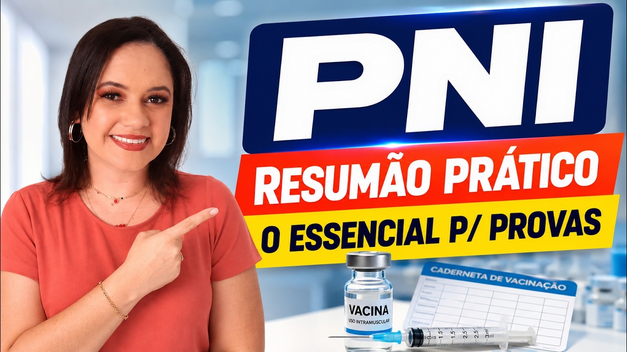 PROGRAMA NACIONAL DE IMUNIZAÇÕES (PNI) - Resumão para provas | Profª ...
