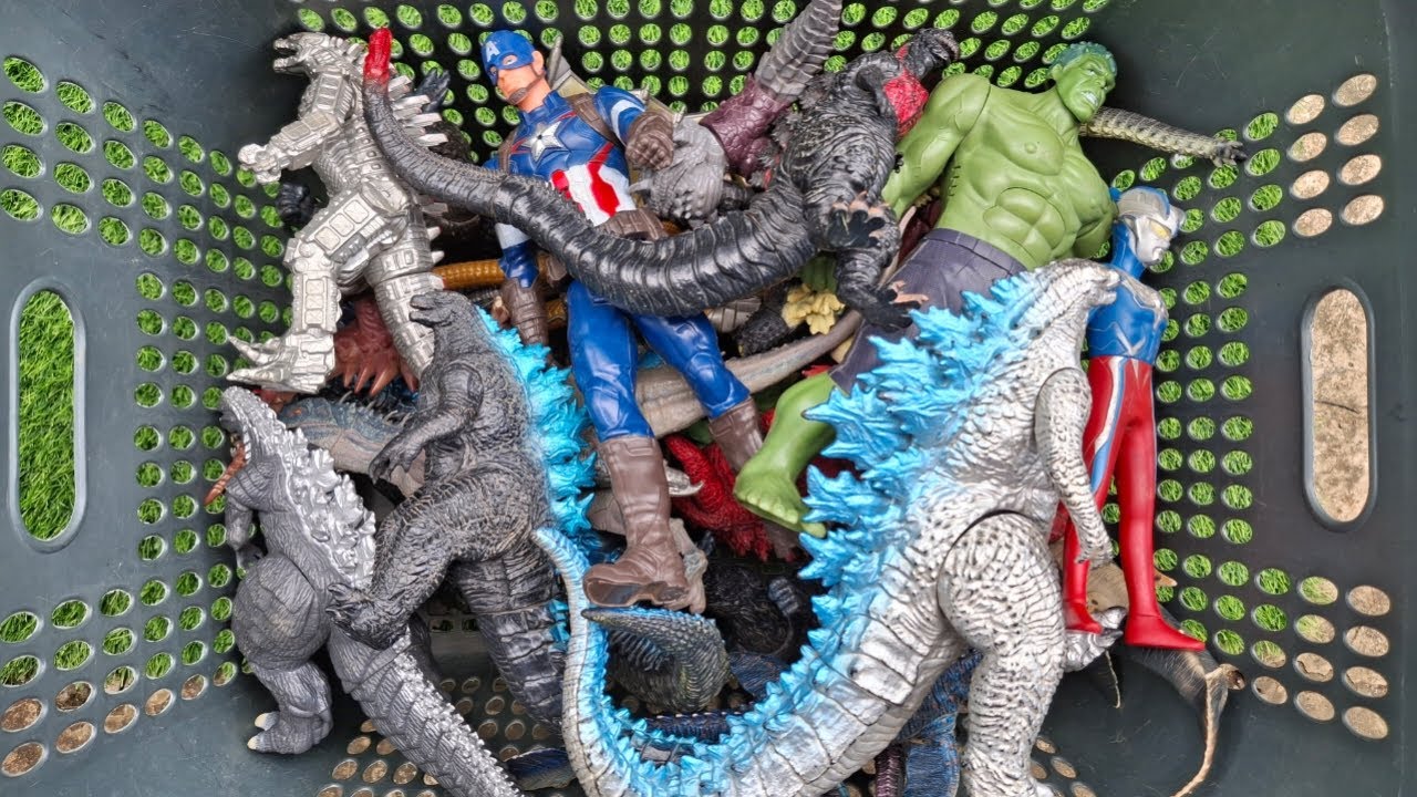 hunting found Godzilla x kong,T-rex Shin Godzilla,burning Godzilla ...