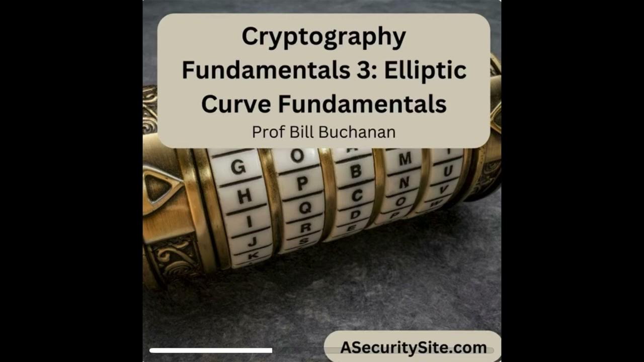Cryptography Fundamentals 3: Elliptic Curve Fundamentals Podcast - YouTube