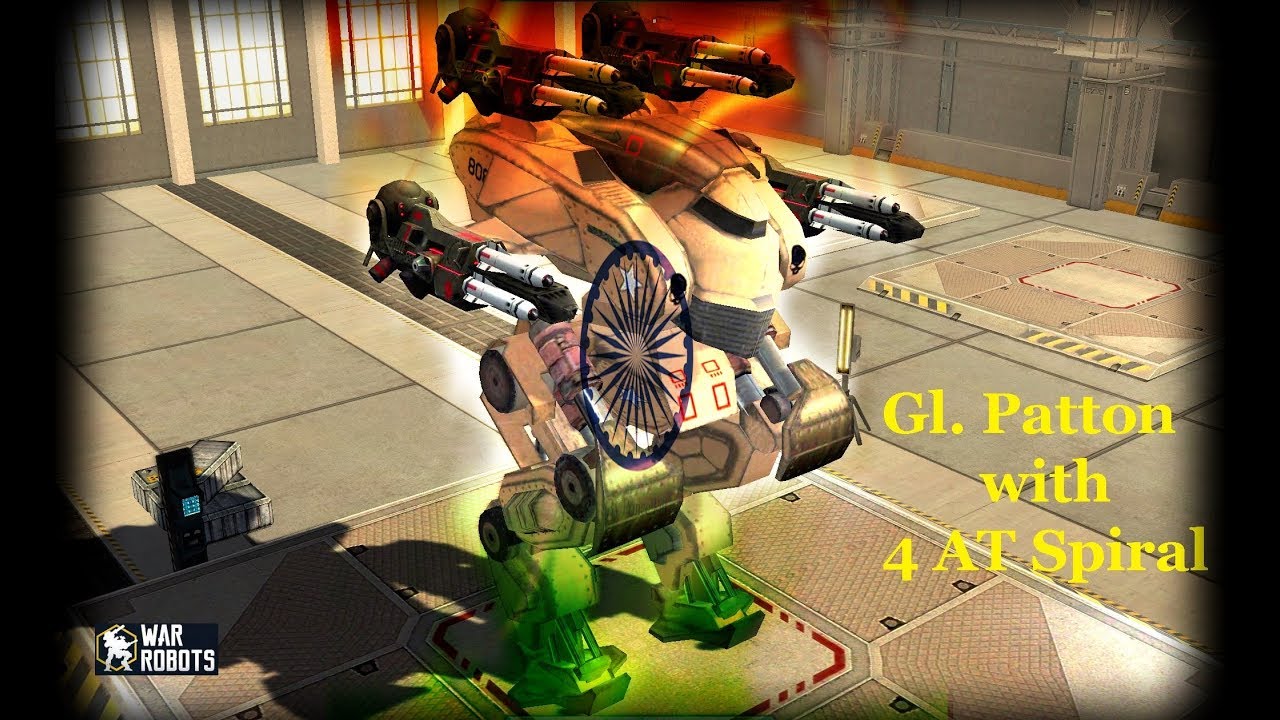 War Robots:Patton With Spiral Gameplay PC - YouTube