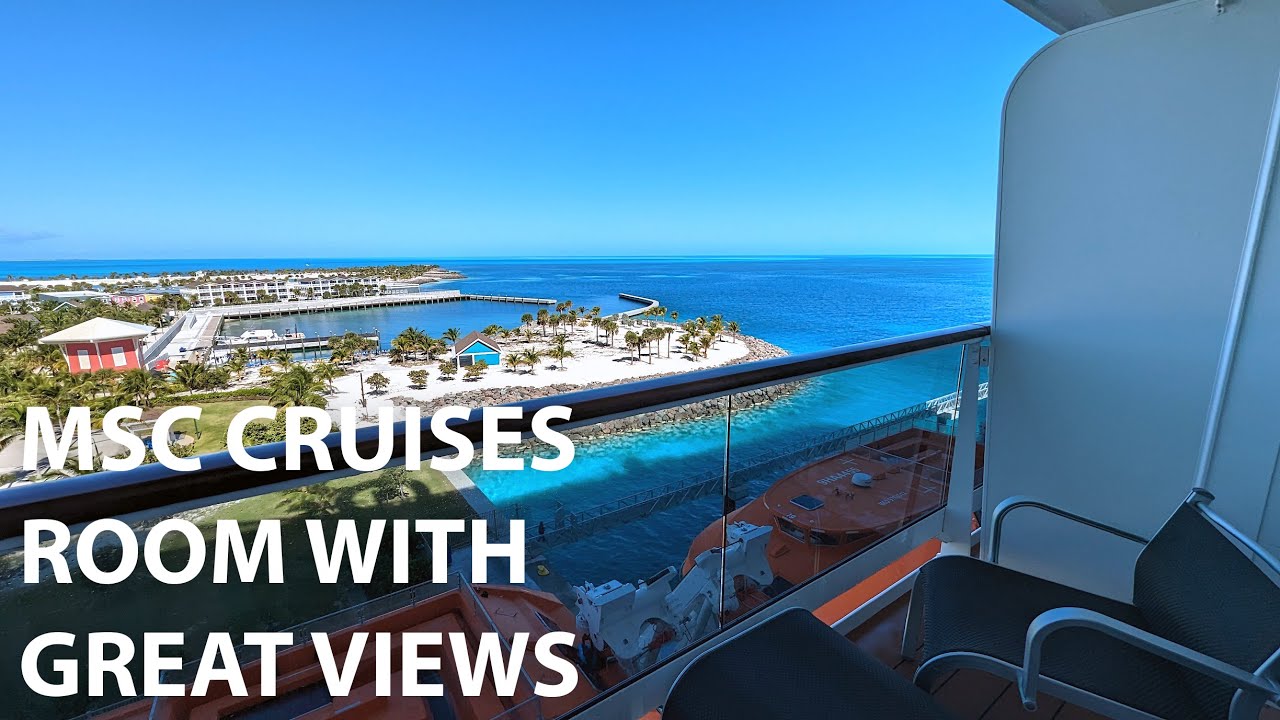 MSC Meraviglia Balcony Cabin Tour - YouTube