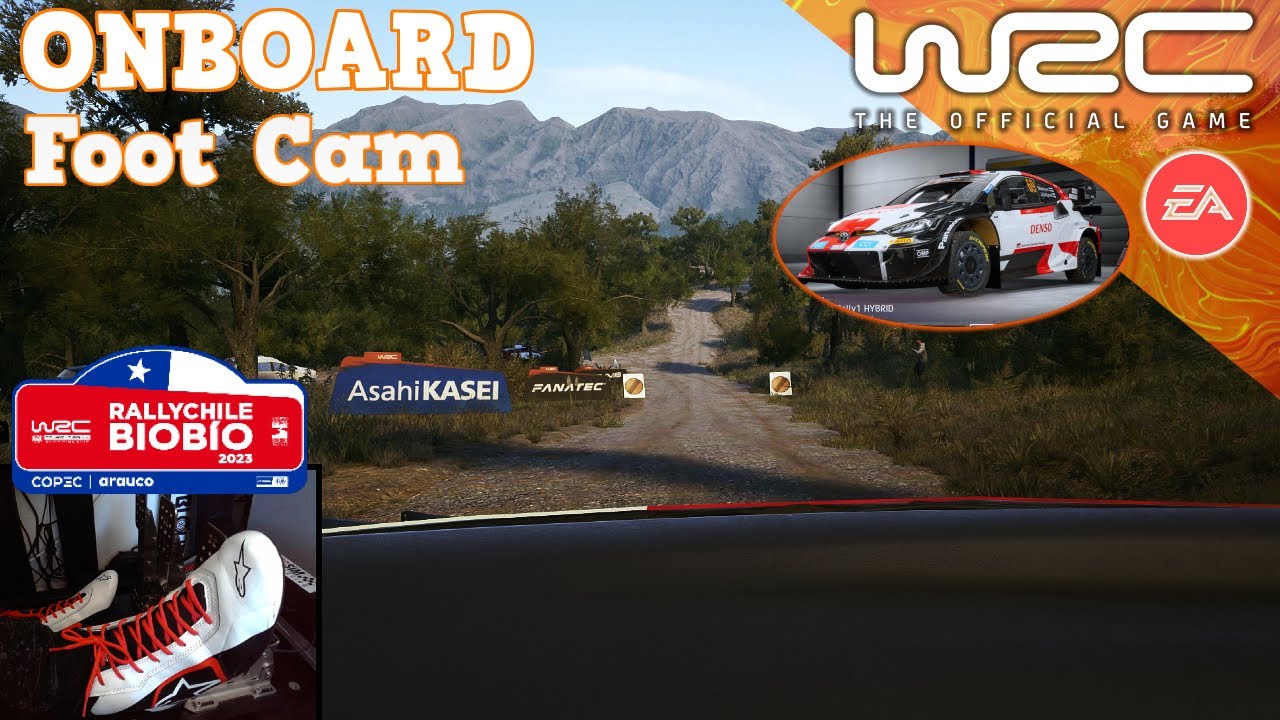 ⚡EA WRC⚡ - ONBOARD Toyota Yaris Hybrid 👣 Foot Cam 🎥 REALITY OR GAME ...