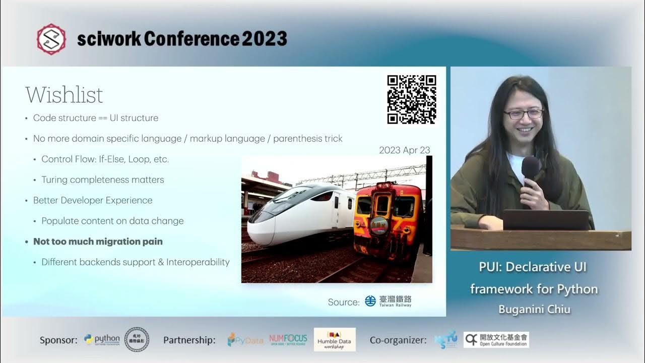 PUI: Declarative UI framework for Python | Buganini Chiu | sciwork 2023 - YouTube