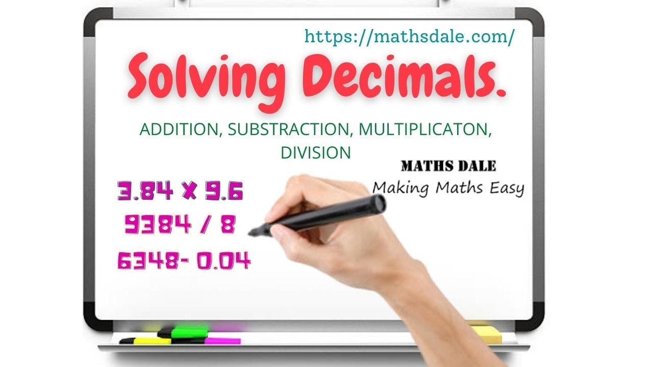 Solving Decimal: Add, Sub, Multiply and Divide| GCSE level | Quick and ...