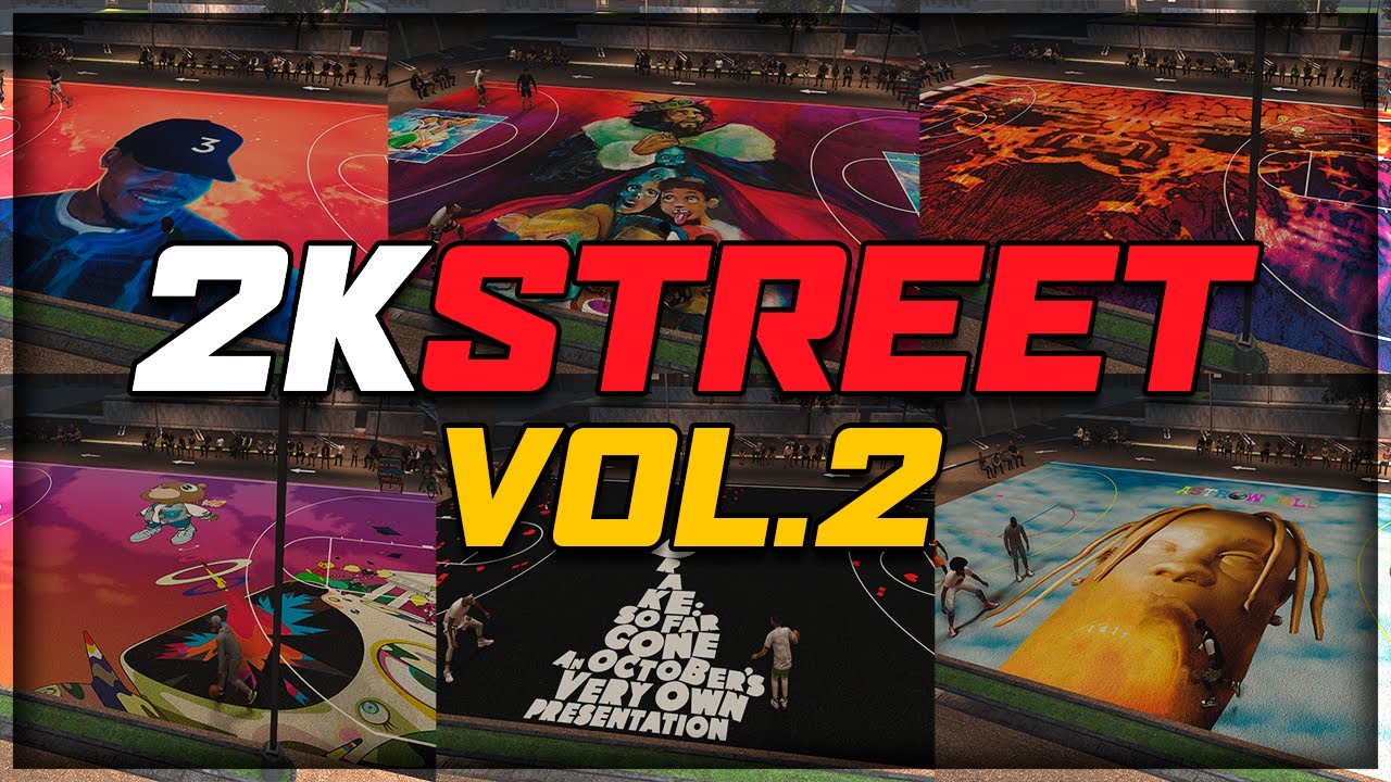 NBA 2K20 - Hip Hop Album Covers Turned Into Streetball Courts - YouTube