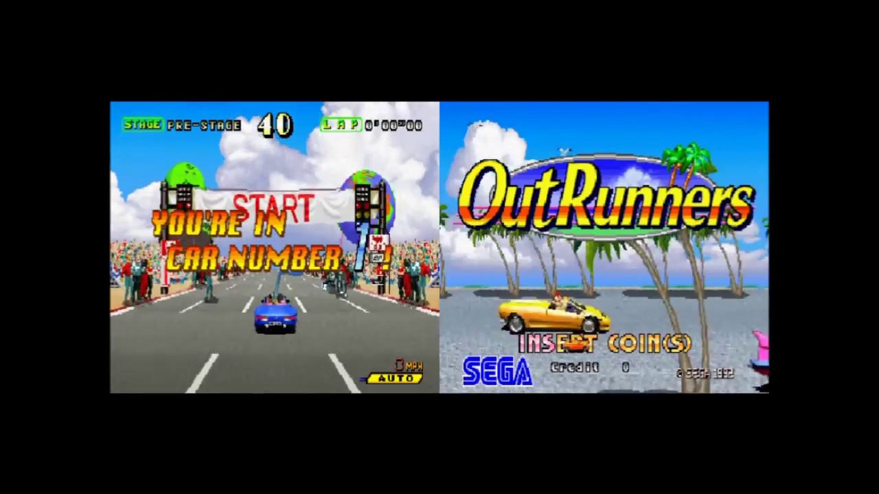 Outrunners (1992) Arcade by Sega - YouTube