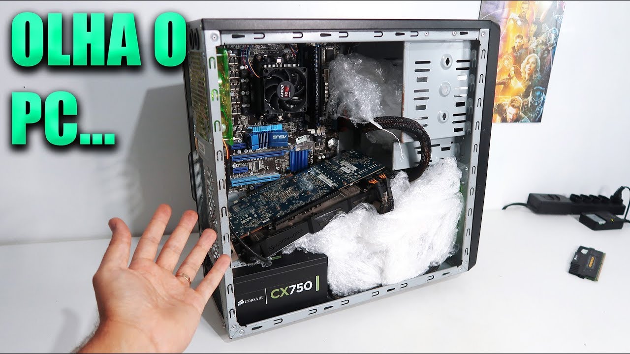 COMPREI ESTE PC GAMER COM DEFEITO POR 650 REAIS, PRA CONSERTAR! PT.1 ...
