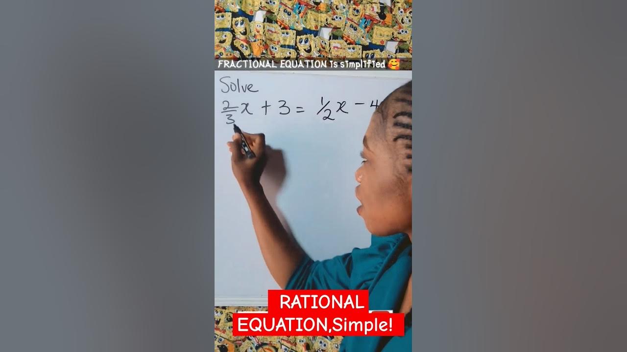 solving rational equations|| How to solve Rational Equations - YouTube