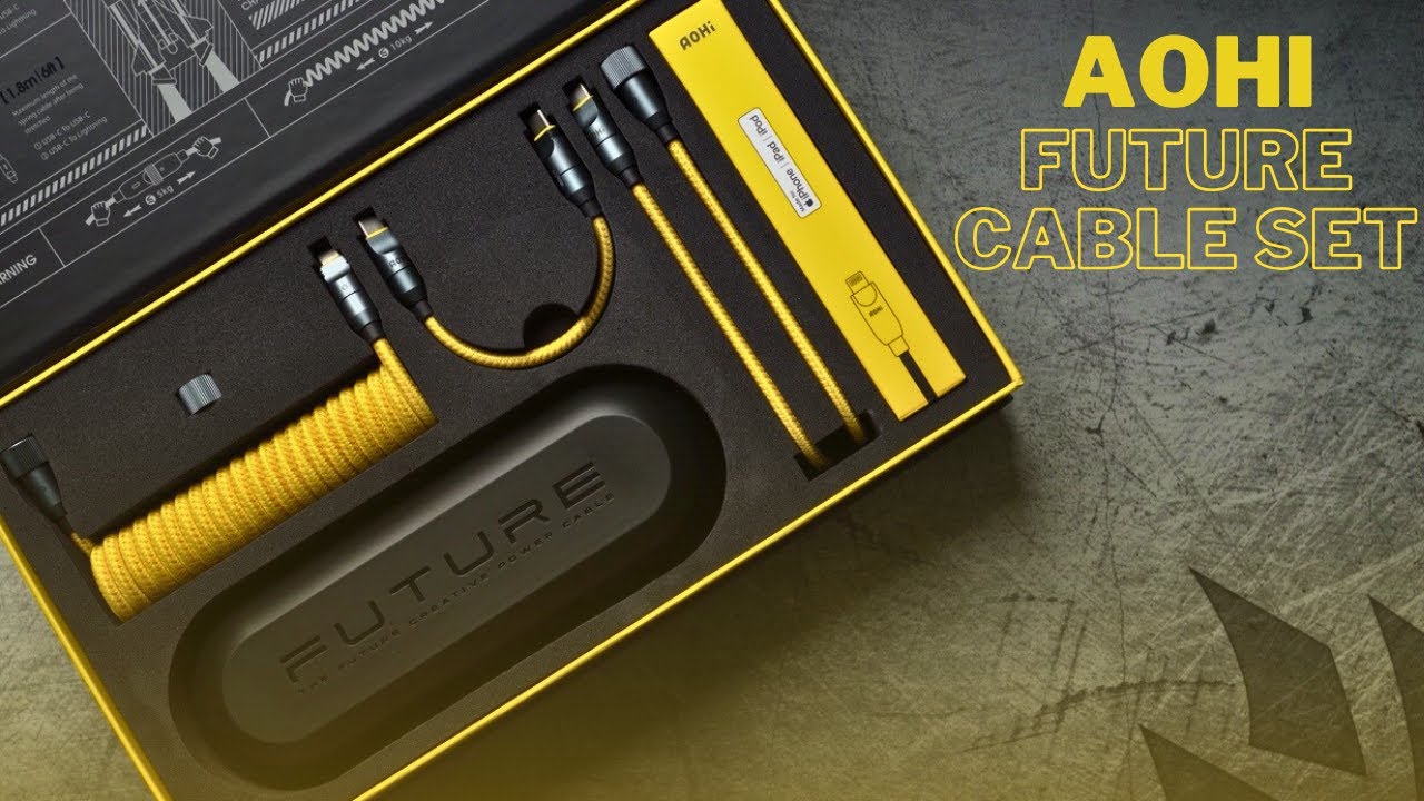 AOHI Future USB-C Custom Length Cable Set Review! - YouTube