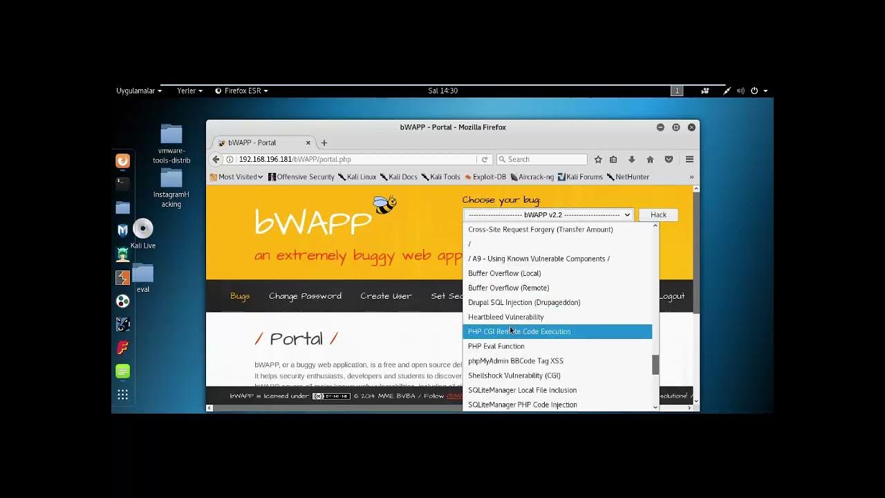 A9 Using Known Vulnerable Components - PHP Eval Function - YouTube
